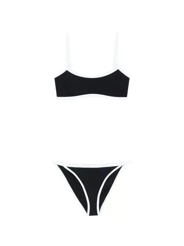 Hunza G Two-piece Bikini Set - Black