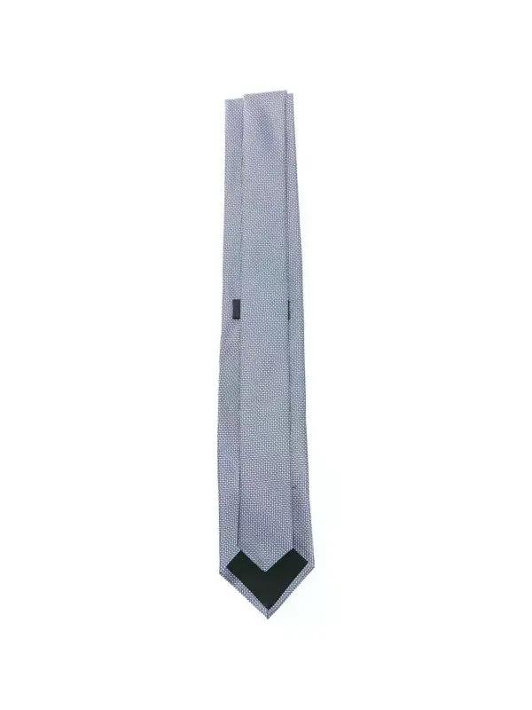 BOSS Textured Neck Tie - Blue
