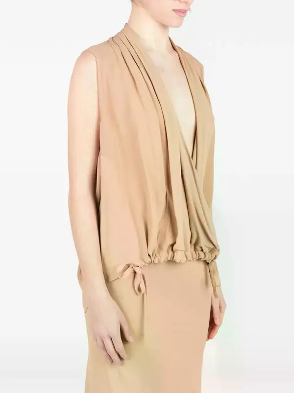 SOCIETE ANONYME April Draped Tie Top - Neutrals