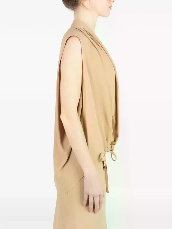 SOCIETE ANONYME April Draped Tie Top - Neutrals