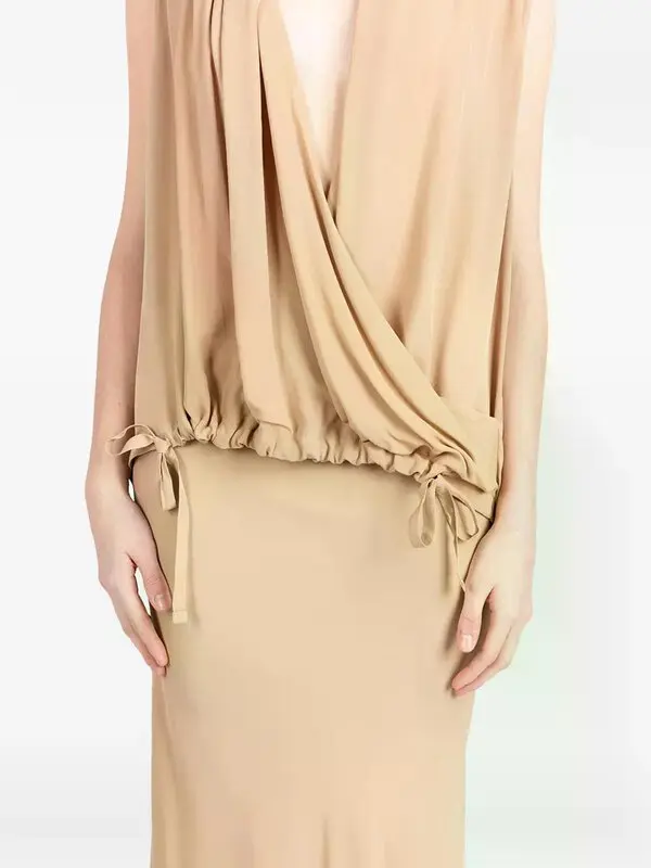 SOCIETE ANONYME April Draped Tie Top - Neutrals