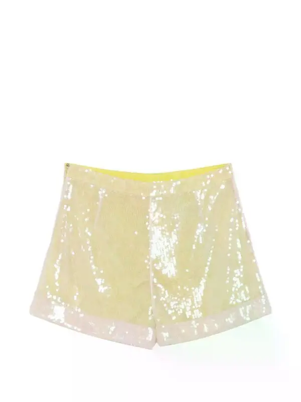 MVP WARDROBE Sequin Embellished Bermuda Shorts