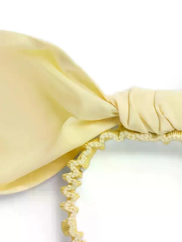PATOU Bow Scrunchie - Yellow