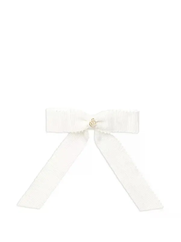 MAISON MICHEL Vanina Bow - White