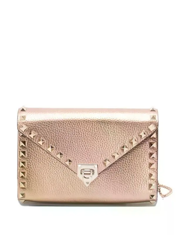 Valentino Garavani Rockstud Leather Satchel - Pink