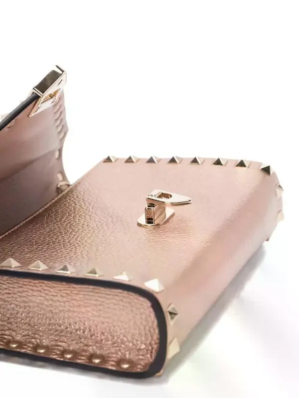 Valentino Garavani Rockstud Leather Satchel - Pink