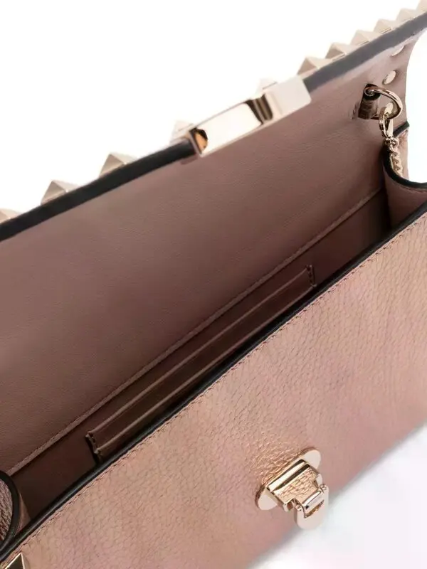 Valentino Garavani Rockstud Leather Satchel - Pink