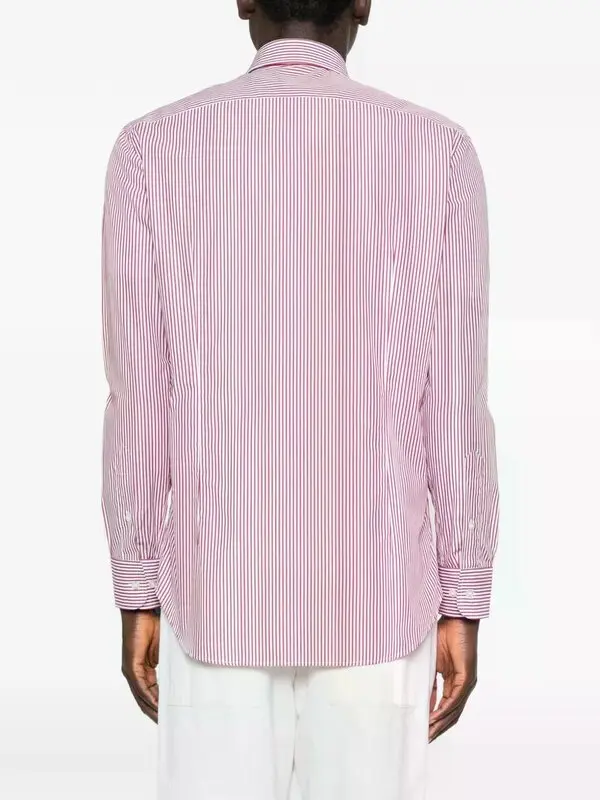 Etro Striped Logo-detail Shirt