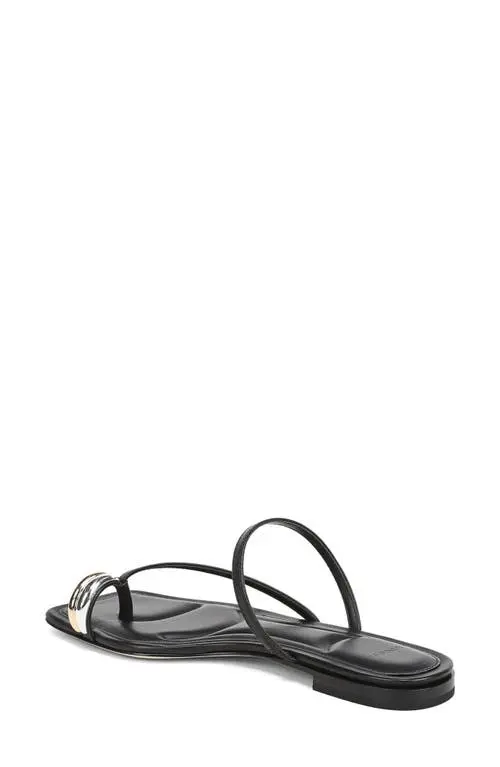 Vince Toe Loop Sandal - Black