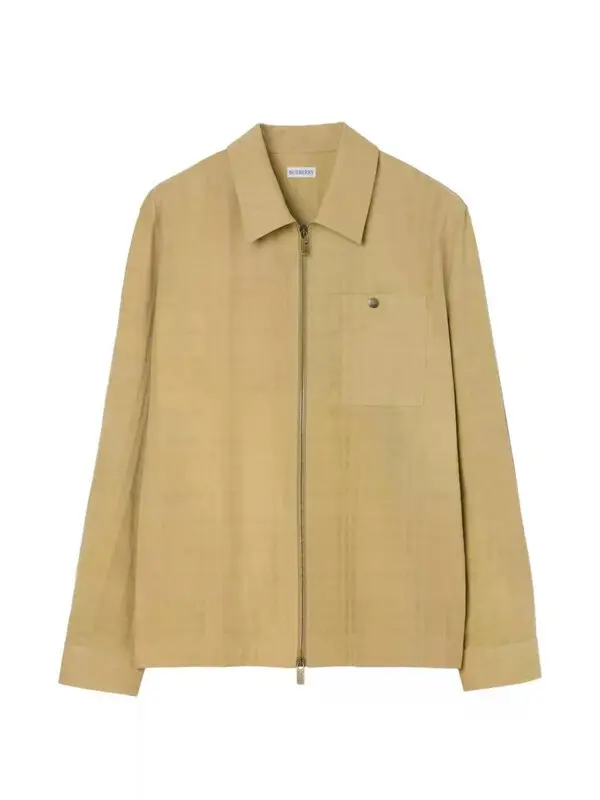 Burberry Check Zip Shirt Jacket