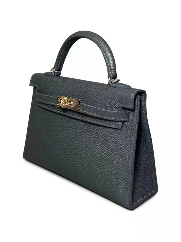 Hermès 2025 Mini Kelly Sellier 20 Tote - Grey