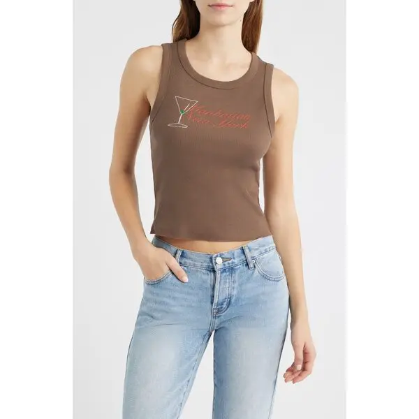 GOLDEN HOUR Manhattan Martini Graphic Tank
