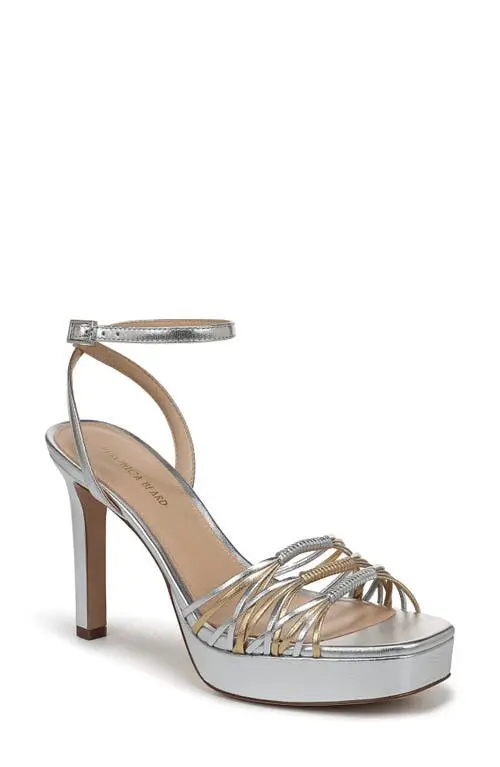 Veronica Beard Beverlee Platform Sandal - Silver/pale Gold