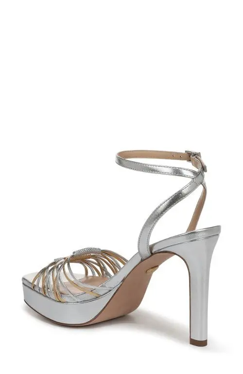 Veronica Beard Beverlee Platform Sandal - Silver/pale Gold