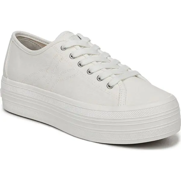 Veronica Beard Truett Platform Sneakers - Coconut