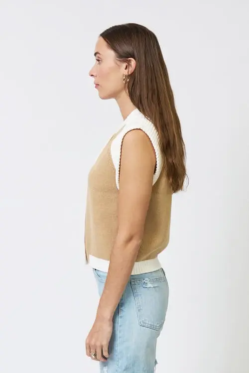 Central Park West Sleeveless Knit Vest
