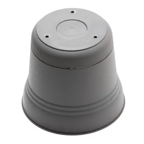 BLOEM 12 Inch Saturn Round Planter With Saucer Tray