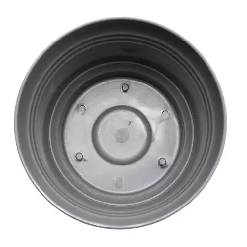 BLOEM 12 Inch Saturn Round Planter With Saucer Tray