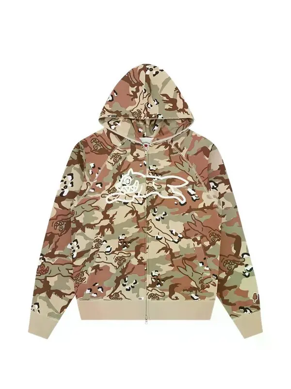 ICECREAM Camouflage-print Hoodie - Neutrals