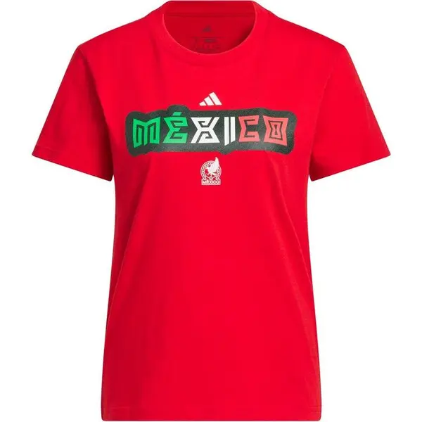 Adidas Mexico National Team Jersey Hook T-shirt - Red