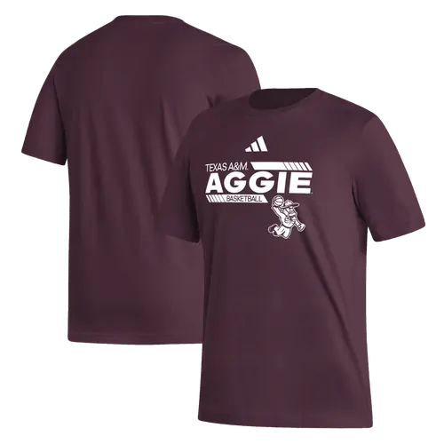 Adidas Texas A&m Aggies Ol' Sarge Basketball T-shirt - Maroon