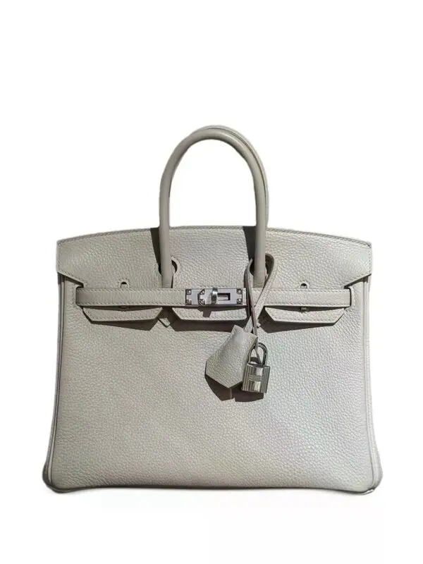 Hermès 2023 25 Birkin Tote - Grey