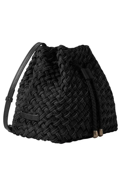 NAGHEDI Medium Gramercy Bucket Bag - Jet