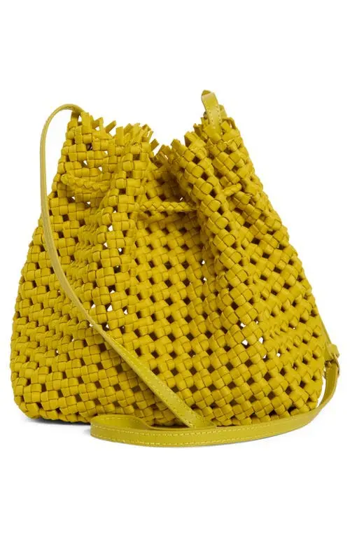 NAGHEDI Medium Mallorca Bucket Bag - Ochre