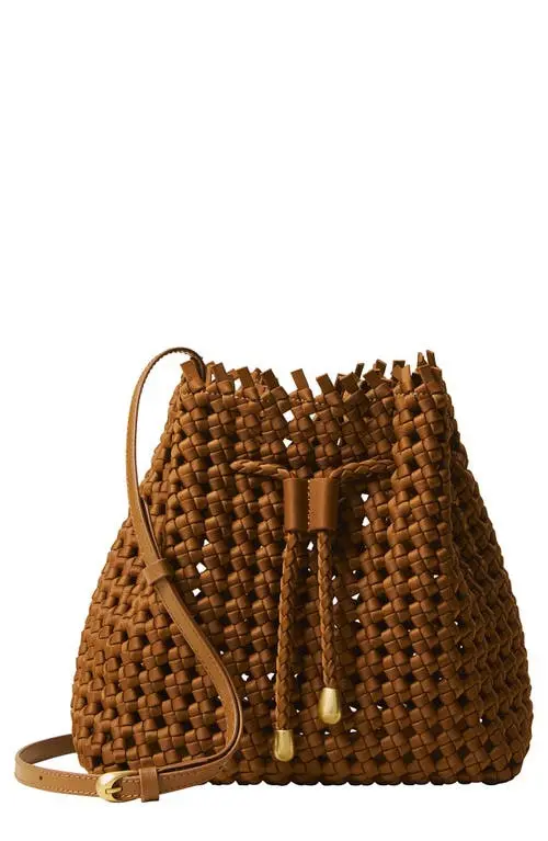 NAGHEDI Medium Mallorca Bucket Bag - Teak