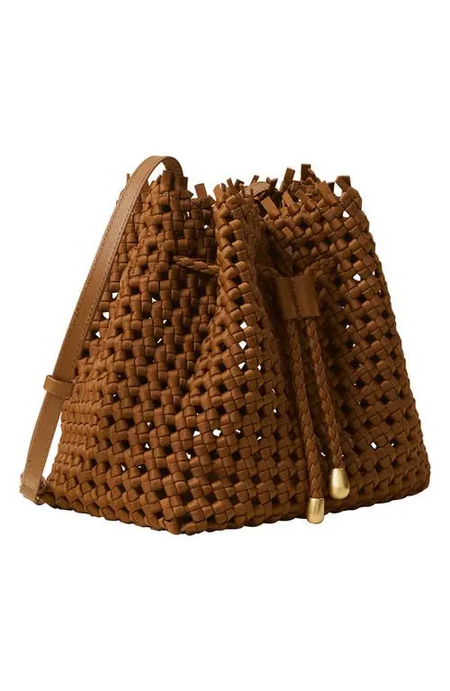 NAGHEDI Medium Mallorca Bucket Bag - Teak