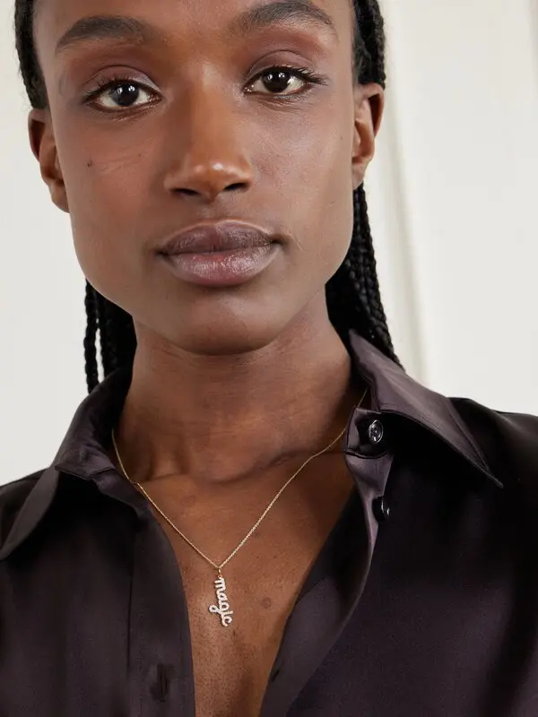 SYDNEY EVAN Magic 14-karat Diamond Necklace