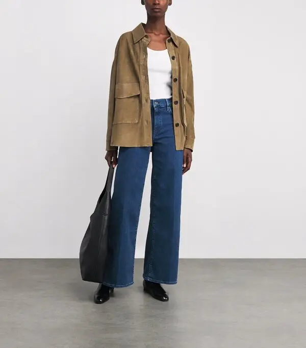 FRAME Le Slim Palazzo Bootcut Jeans