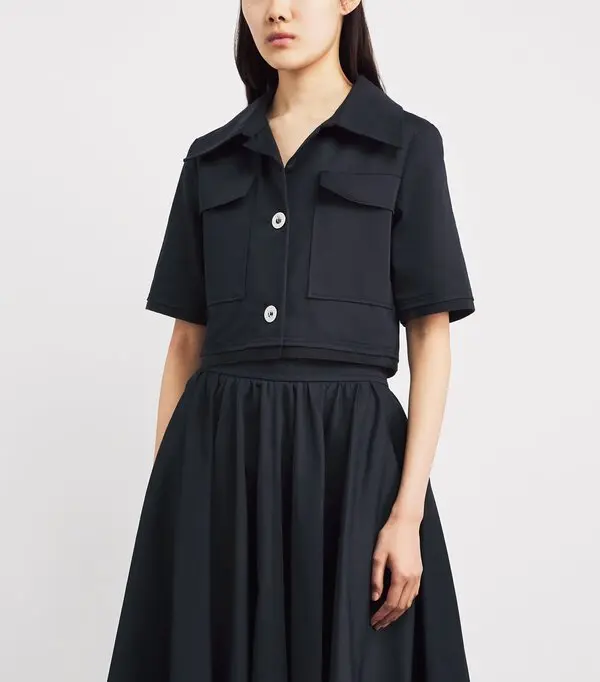 PATOU Cotton Cropped Jacket