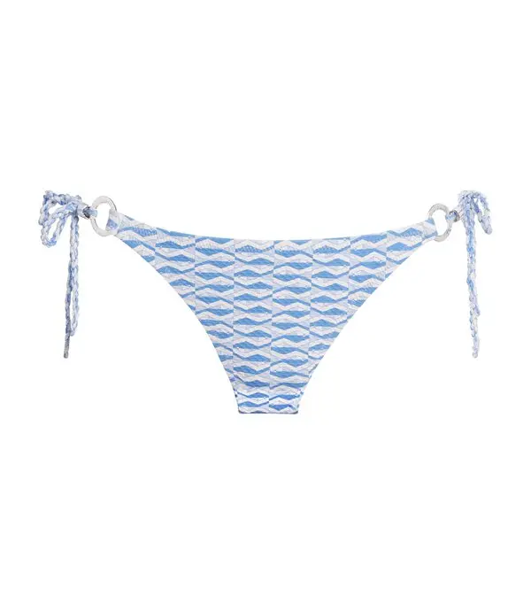 Heidi Klein Tinos Triangle Bikini Bottom - Blue
