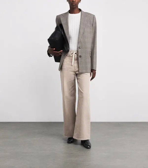 Paige Ari Bootcut Jeans - Beige