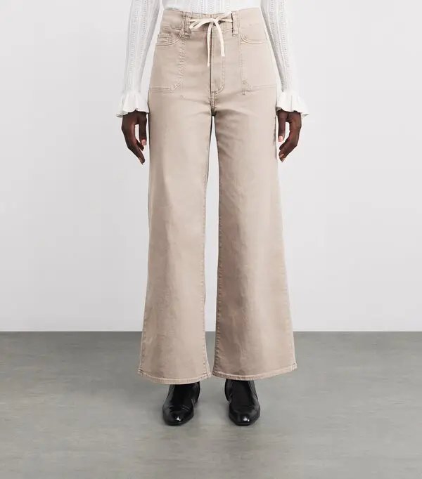 Paige Ari Bootcut Jeans - Beige