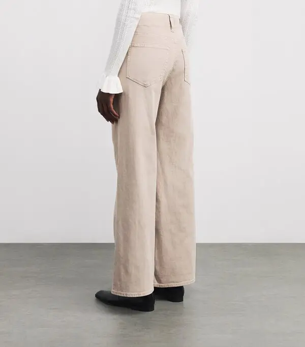 Paige Ari Bootcut Jeans - Beige