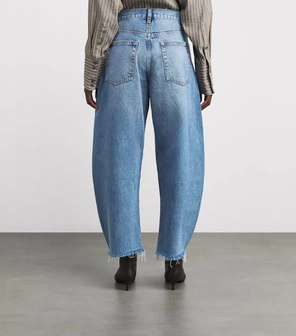 FRAME The Bubble Crop Jeans - Blue