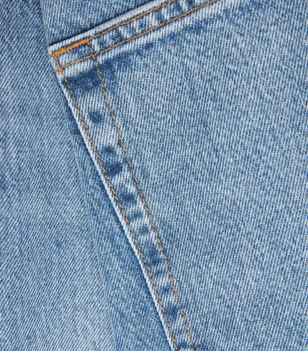 FRAME The Bubble Crop Jeans - Blue