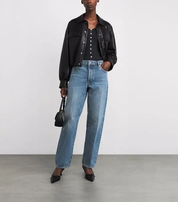 FRAME The Essential Straight Jeans