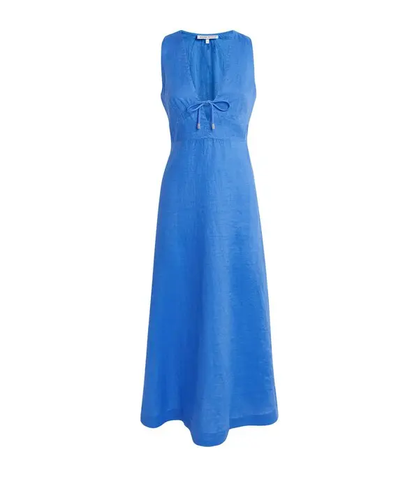 Heidi Klein Linen Skyros Midi Dress