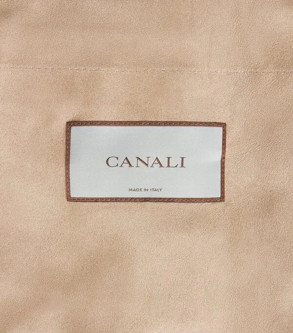 Canali Suede-front Hybrid Jacket - Beige