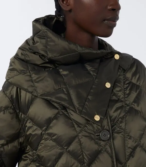 Max Mara Water-repellent Canvas Padded Collar