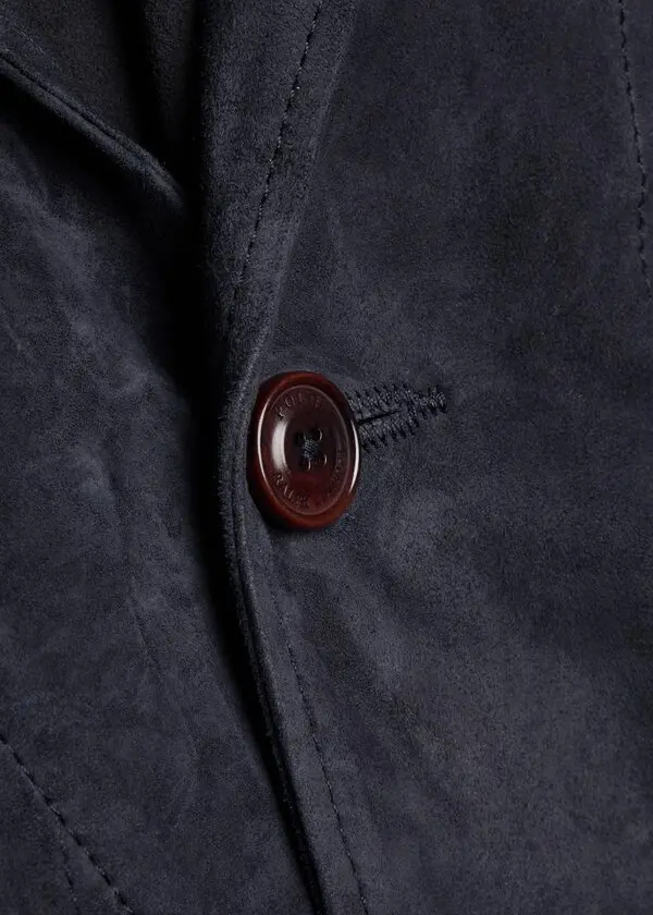 Polo Ralph Lauren Single-breasted Suede Jacket