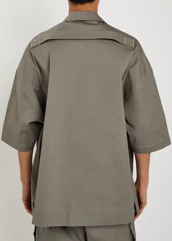 Rick Owens Magnum Tommy Oversized Stretch-cotton Poplin Shirt
