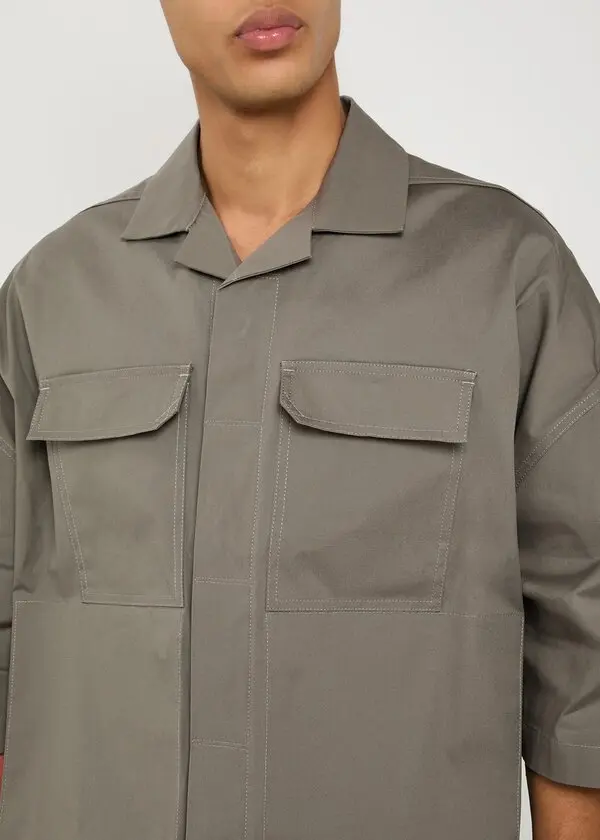 Rick Owens Magnum Tommy Oversized Stretch-cotton Poplin Shirt