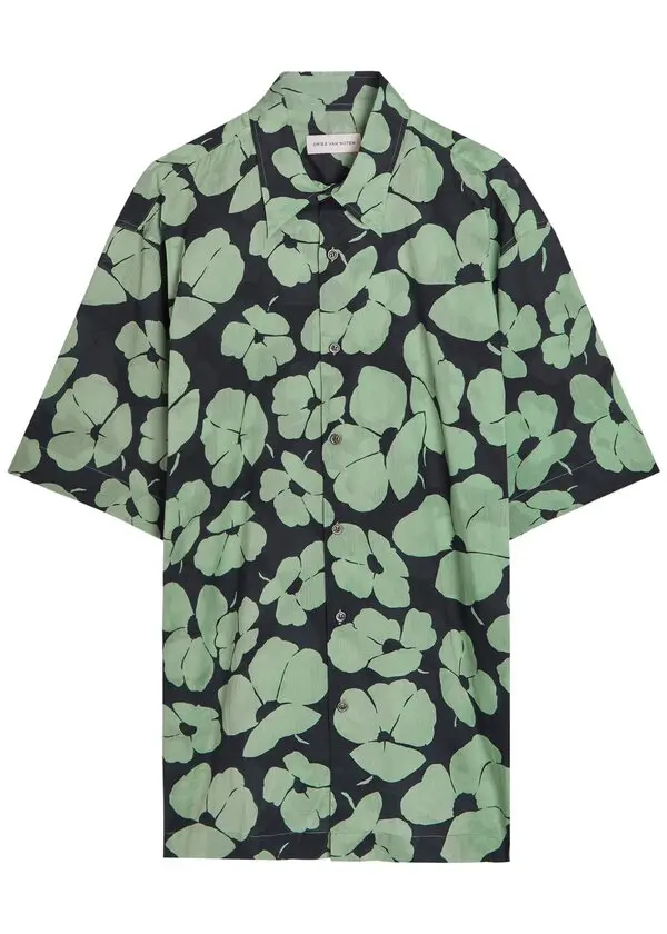 Dries Van Noten Corbino Floral Cotton Shirt