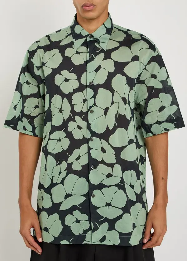 Dries Van Noten Corbino Floral Cotton Shirt