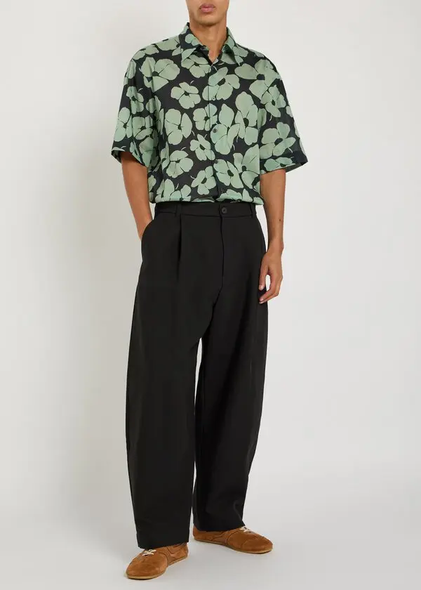 Dries Van Noten Corbino Floral Cotton Shirt