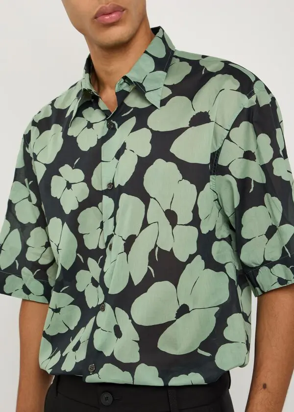 Dries Van Noten Corbino Floral Cotton Shirt